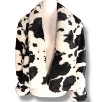 Cow Print Hair on Hide Jacket Brown and White Pony Hair Coat - Etsy