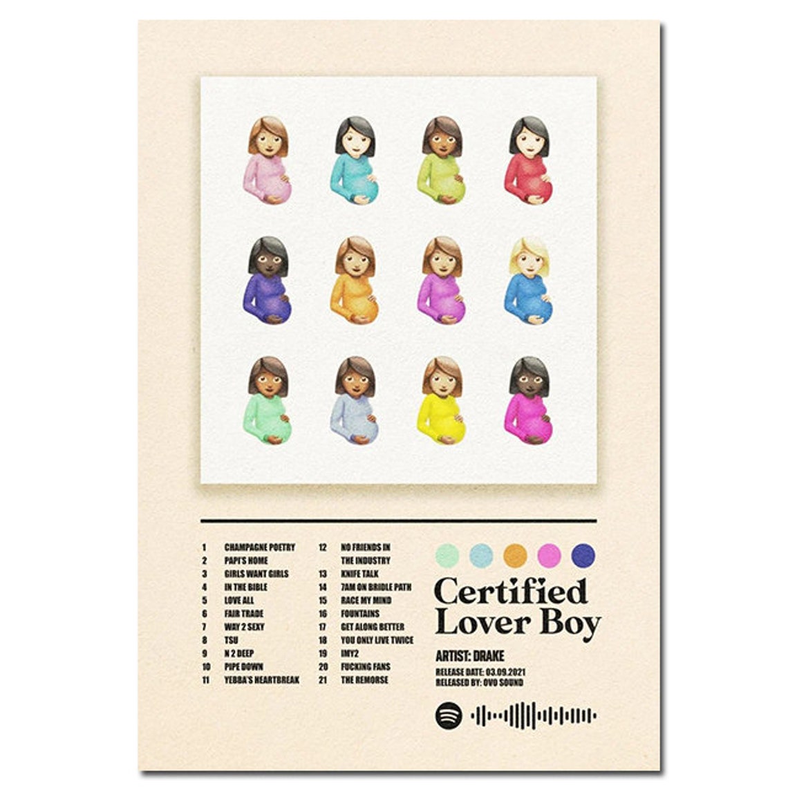 Music Album Covers Poster Rapper 2pac Hiphop Singer Album Covers ...