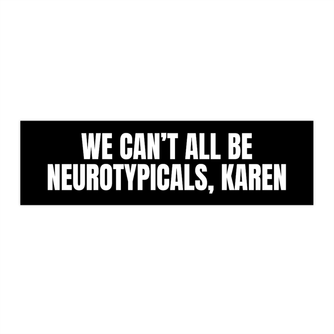 Funny ADHD Bumper Sticker, Funny Bumper Sticker, ADHD Sticker, ADHD ...