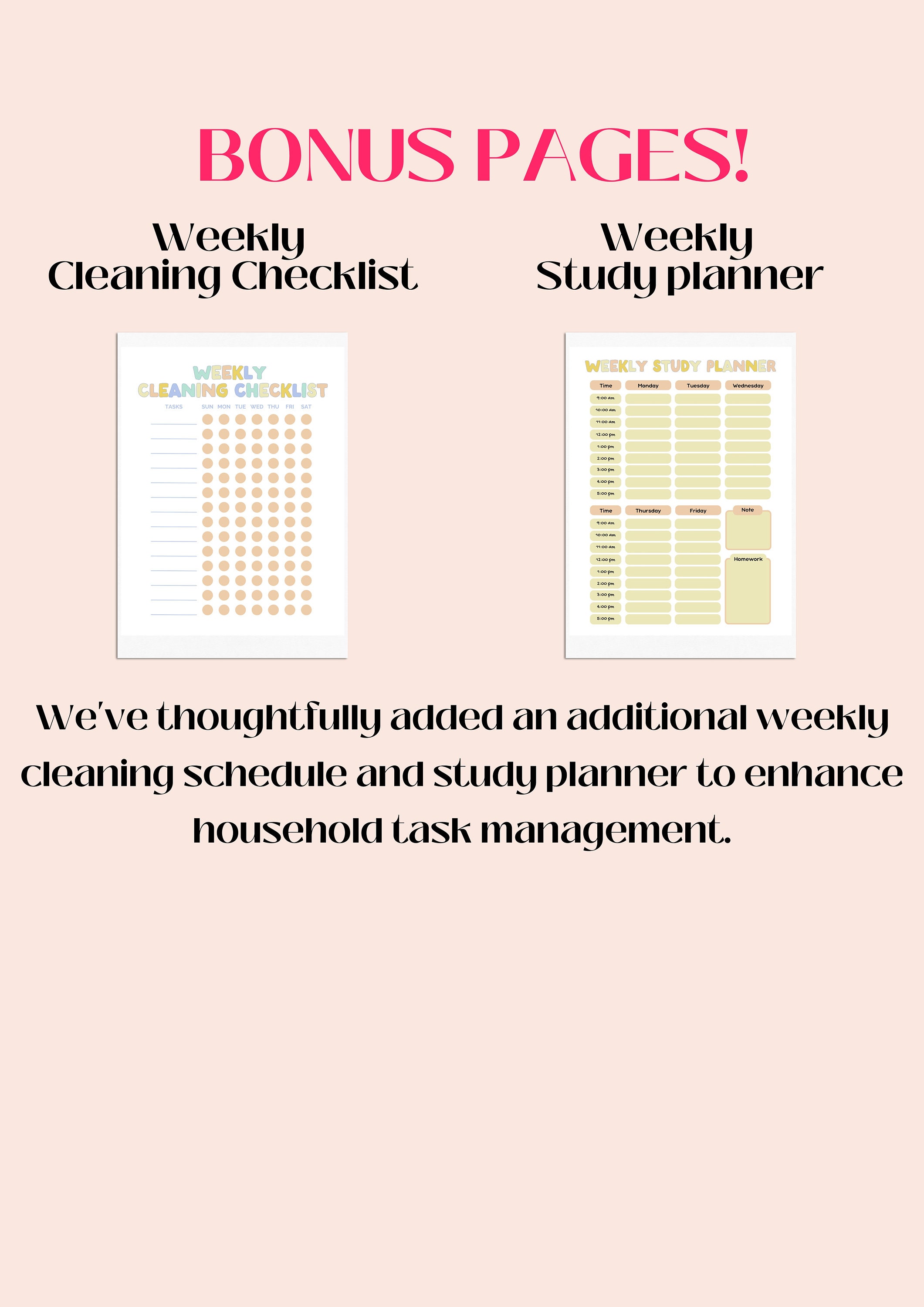 Editable Kids Chore Charts, Behavior Chart, Rewards, Daily Checklist ...