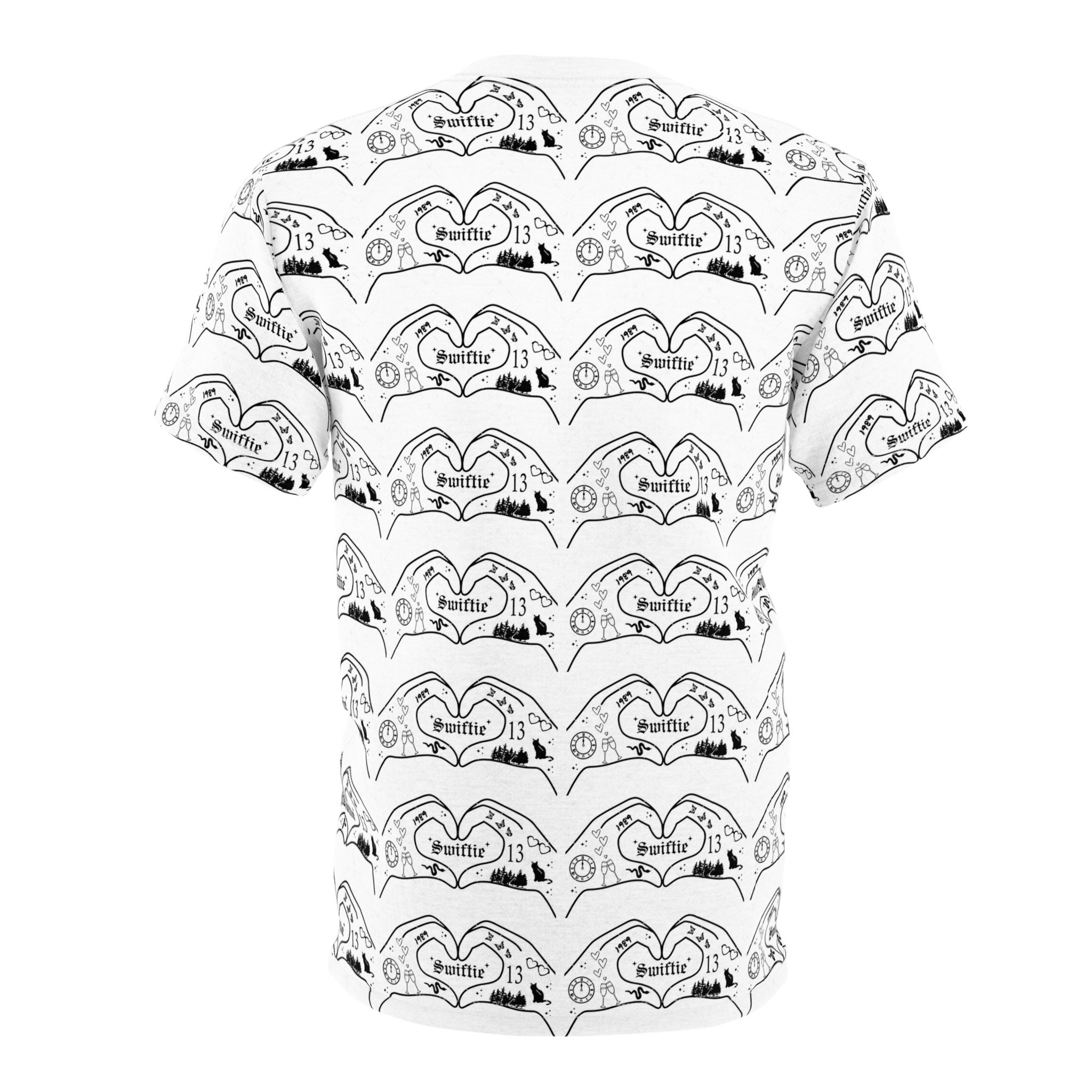 Taylor Swift Heart Hands & Iconic Image All-over Print Swiftie - Etsy