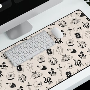 Witchcraft Desk Mat Aesthetic Deskmat Gamer Mouse Pad XL Goth ...