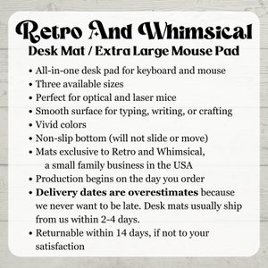 Y2K Aesthetic Desk Mat - Cute Retro 90s Wavy Checkerboard Deskmat XL ...