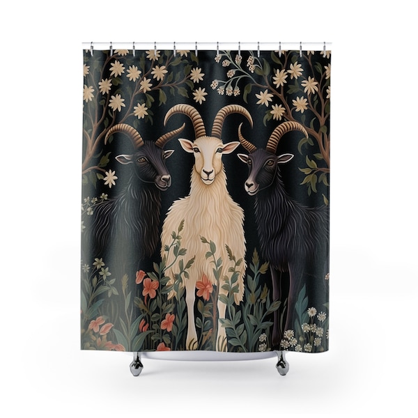 Goat Shower Curtain - Etsy