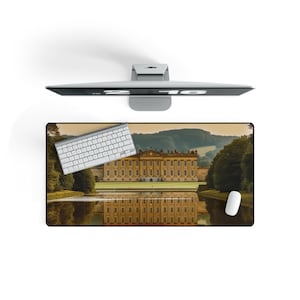 Pride and Prejudice Desk Mat - Pemberley Art - Mousepad XL - Aesthetic ...