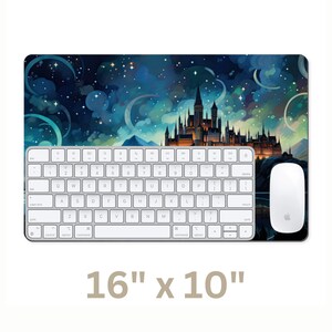 Wizard School Desk Mat - Aesthetic Cute Deskmat XL Mousepad Large Mouse ...