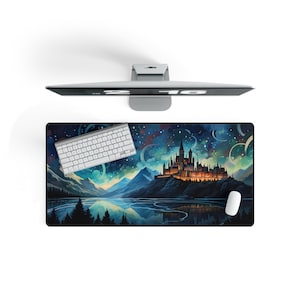 Wizard School Desk Mat - Aesthetic Cute Extended Deskmat XL Mousepad ...