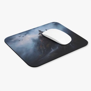 Gothic Castle Mouse Pad - Victorian Art Aesthetic, Vampire, Halloween ...