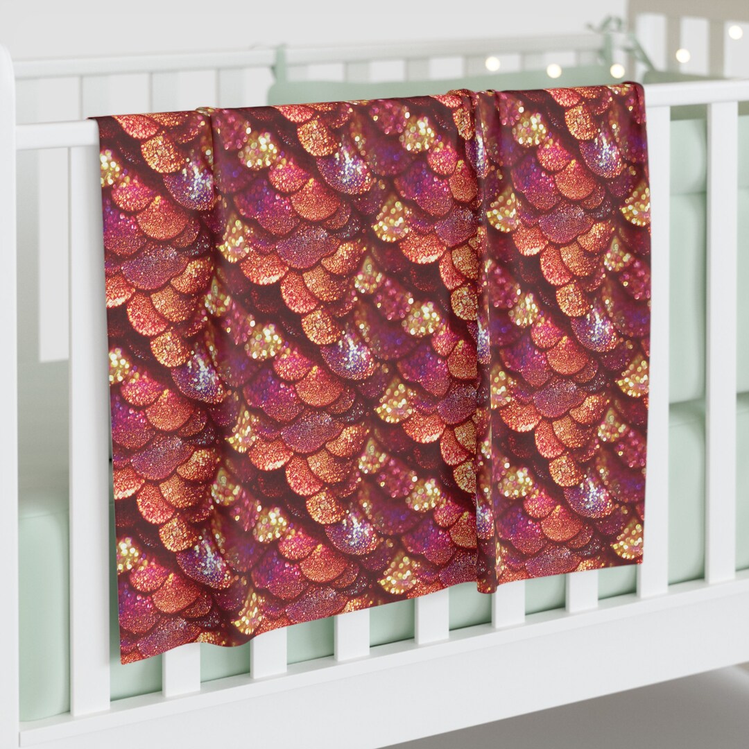 Dragon Scales Baby Swaddle Blanket | Fantasy Baby Shower, Gift for ...