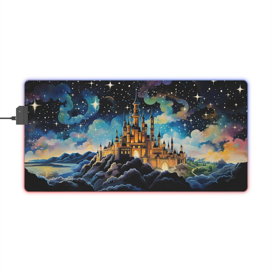 Fantasy Castle LED Gaming Mouse Pad Fairytale-inspired Gamer - Etsy