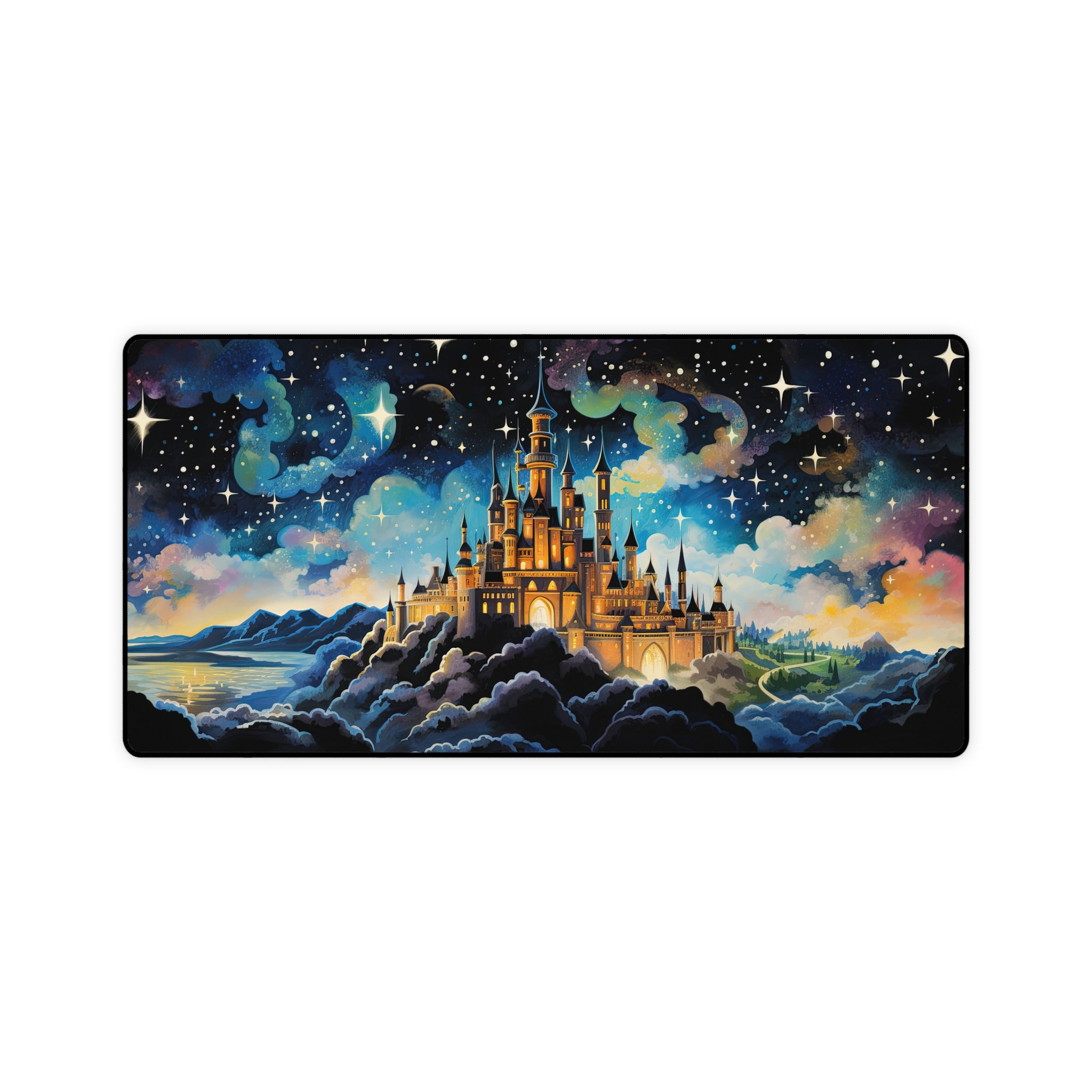 Fantasy Castle Desk Mat - Cute Deskmat- Aesthetic Desk pad deskpad sold ...