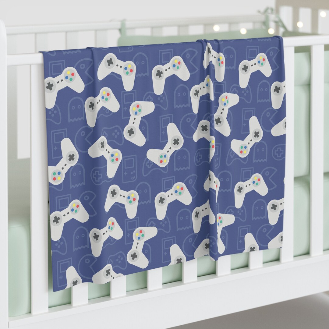 Gamer Baby Blanket Swaddle Gamer Baby Shower Gift, Video Game Nursery ...