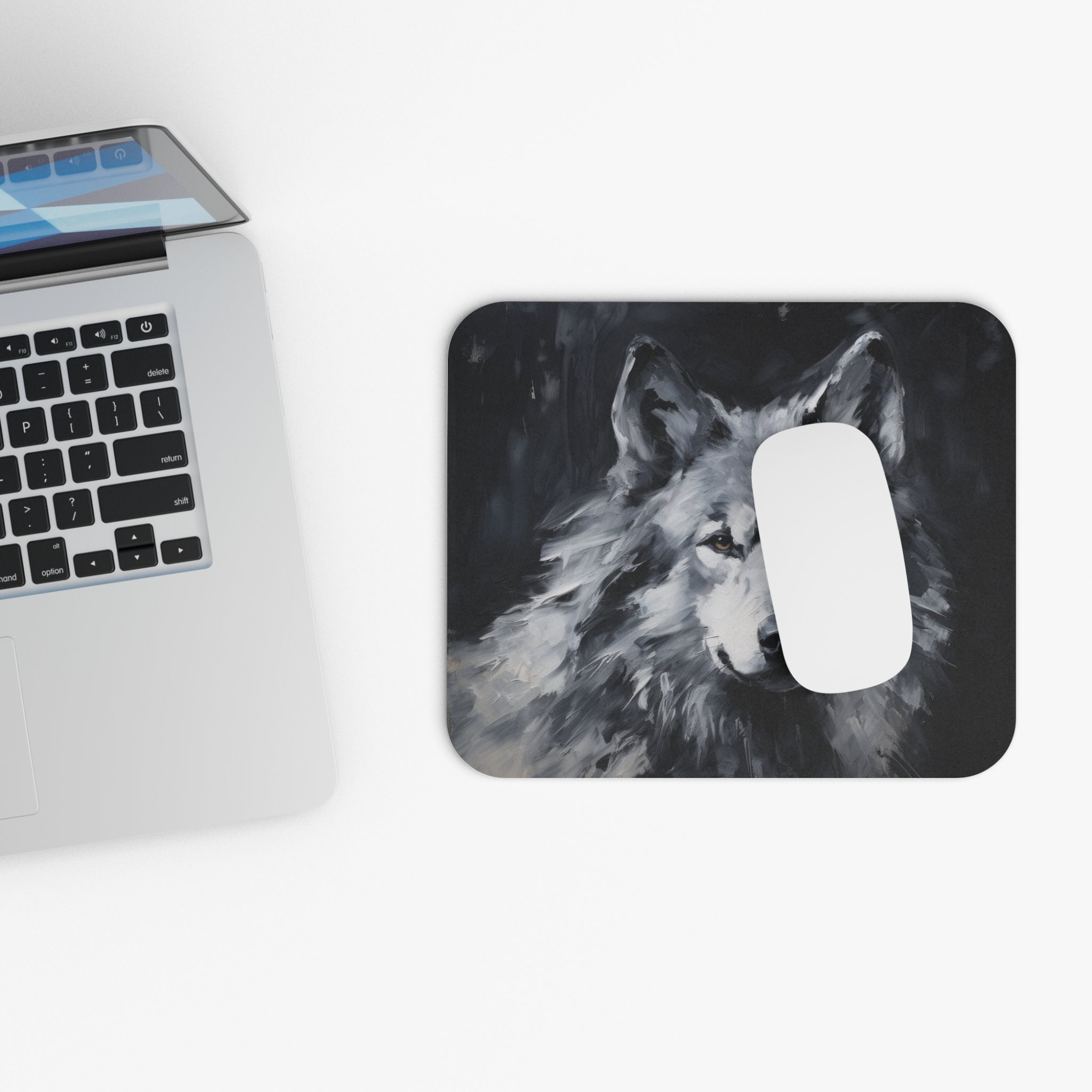 Wolf Mouse Pad Western Aesthetic Wolves Nature Alaska - Etsy