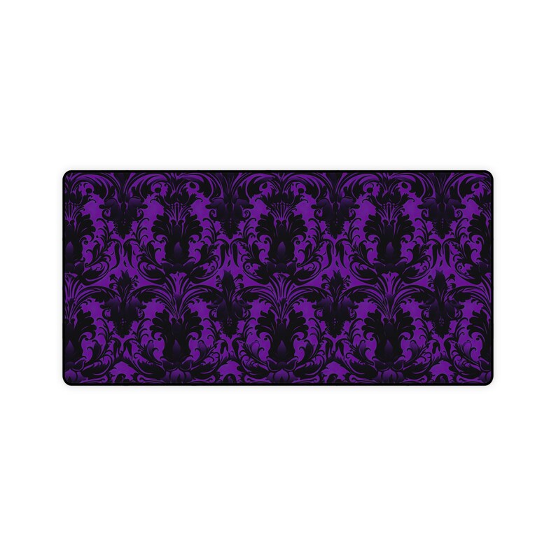 Gothic Mansion Desk Mat Halloween Purple Victorian Goth - Etsy