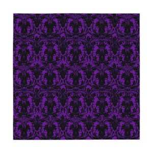 Gothic Purple Damask Tablecloth - Halloween Alt Vampire Goth Table ...