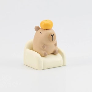 Custom Lazy Capybara Artisan Keycaps Hand Painted Resin Print Gaming ...