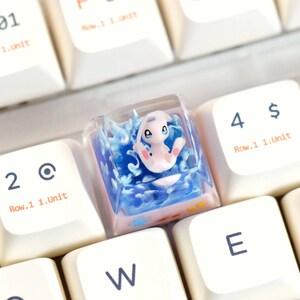 Custom Handmade Pokemon Theme Resin Artisan Key Cap Cherry MX ...