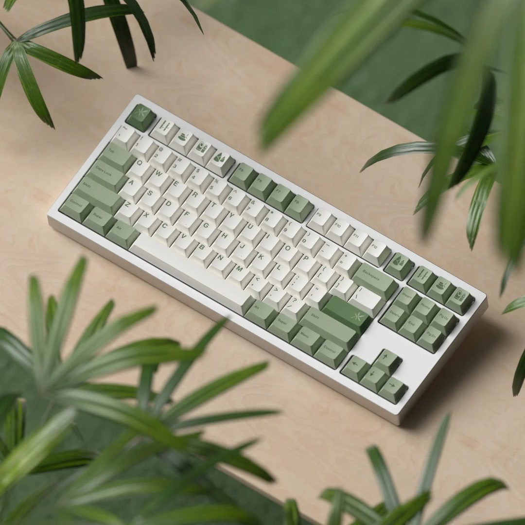 Custom Minimalist Bamboo Green Forest Theme Keycap Set MX - Etsy UK