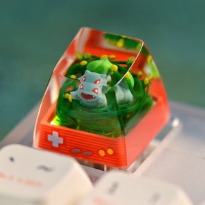 Custom Handmade Pokemon Theme Resin Artisan Key Cap Cherry MX ...