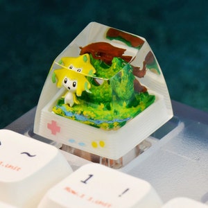 Custom Handmade Pokemon Theme Resin Artisan Key Cap Cherry MX ...