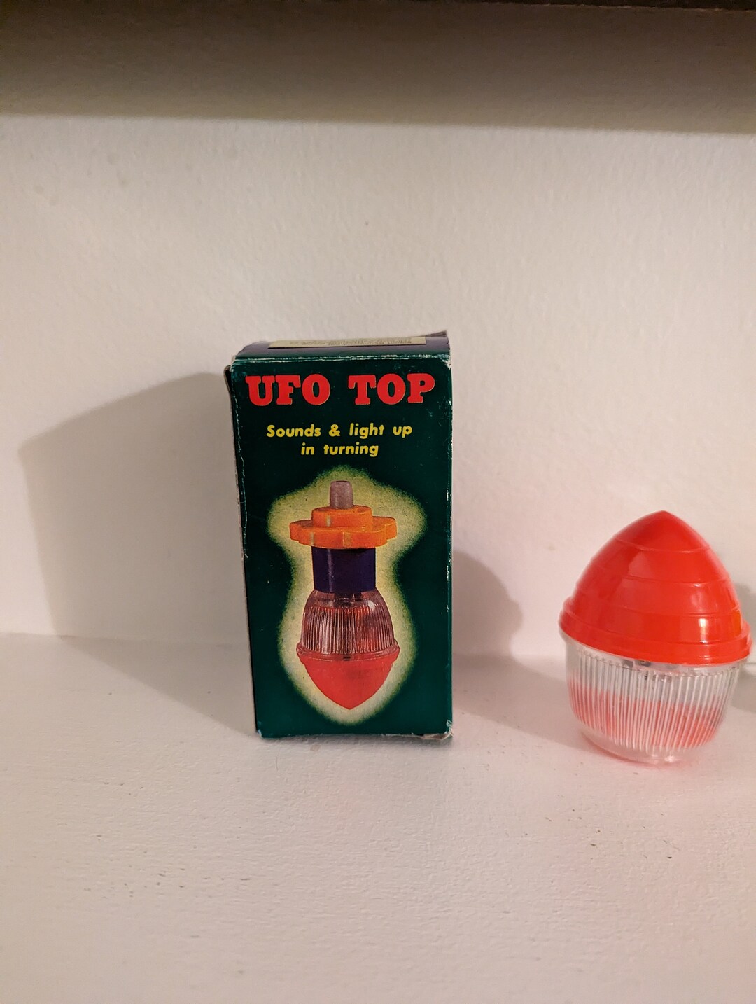 Vintage UFO TOP Toy. Spins, Lights up and Makes Noise With Box. - Etsy
