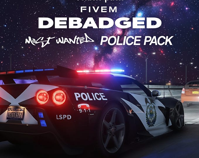 Fivem Debadged NFS Most Wanted Police Cars Pack Add-on - 10 Unbranded ...