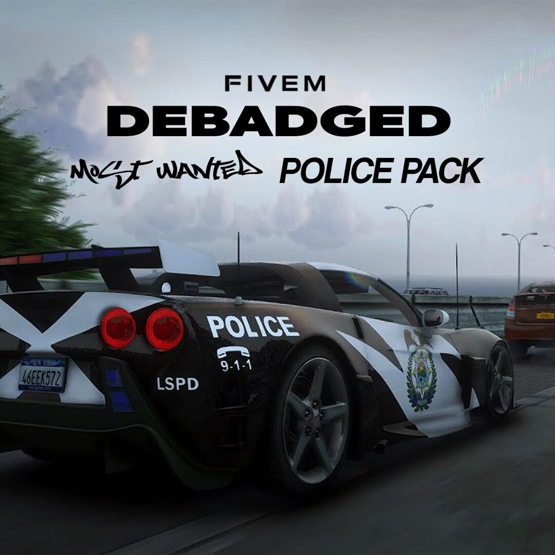 Fivem Debadged NFS Most Wanted Police Cars Pack - 10 Unbranded Fivem ...