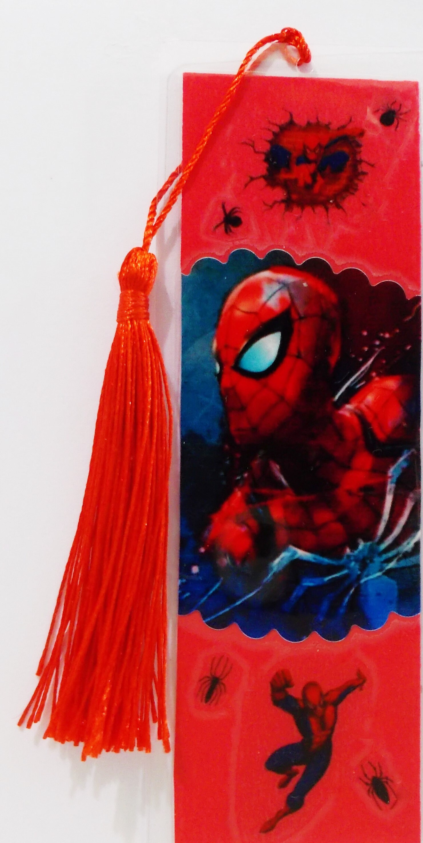 SPIDERMAN CARTOON Hero Unique Exquisite Laminated Bookmark Reading ...