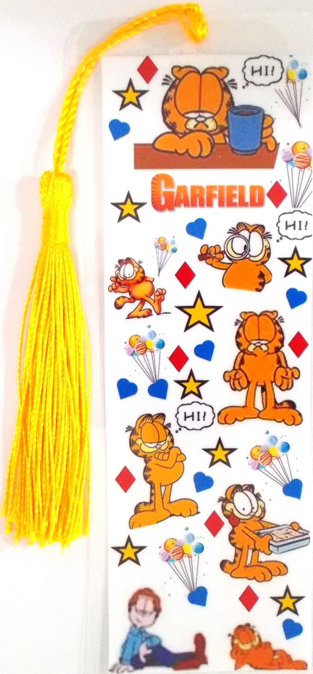 GARFIELD and FRIENDS Cartoon Unique Exquisite Laminated Bookmark ...