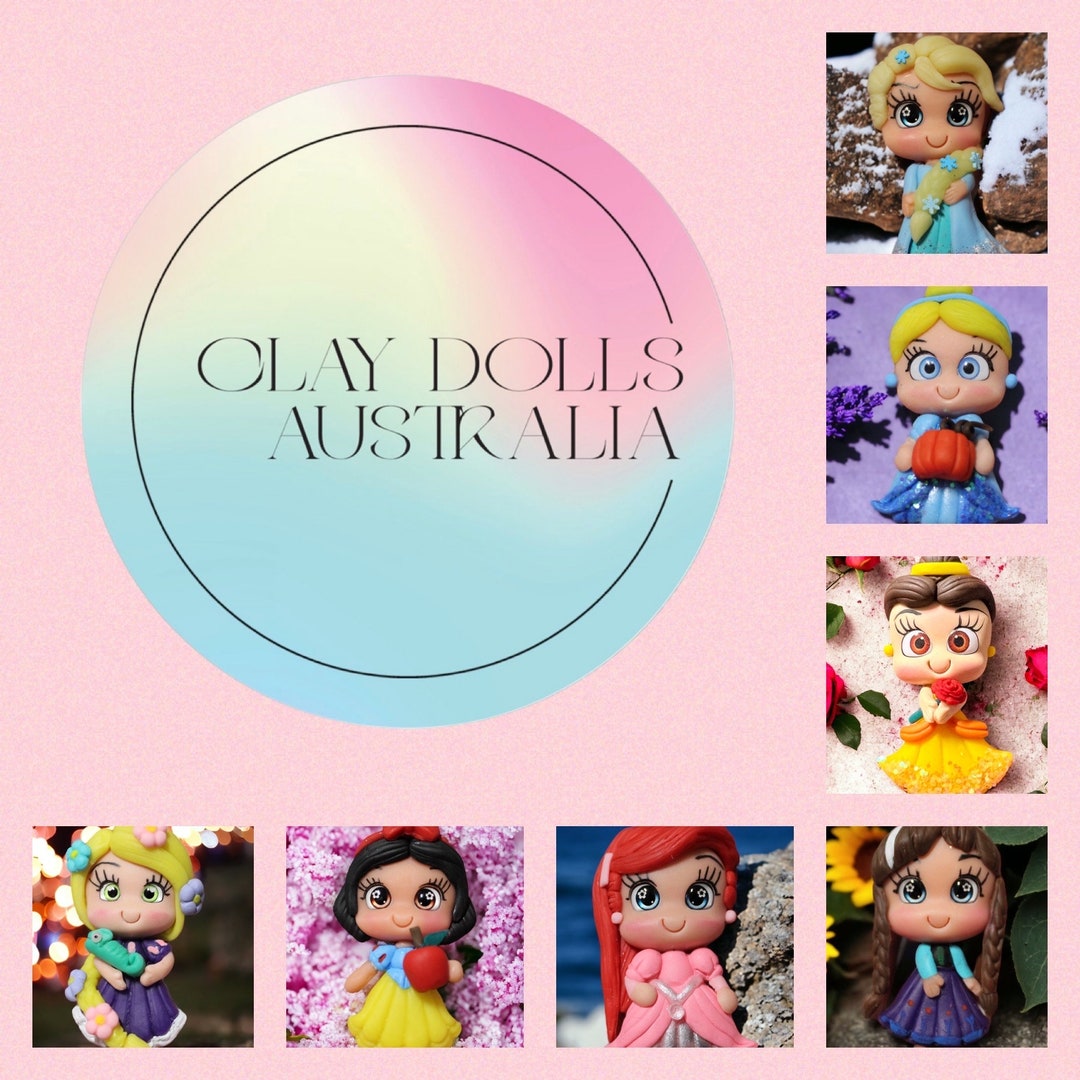 Princess Clay Doll - Etsy