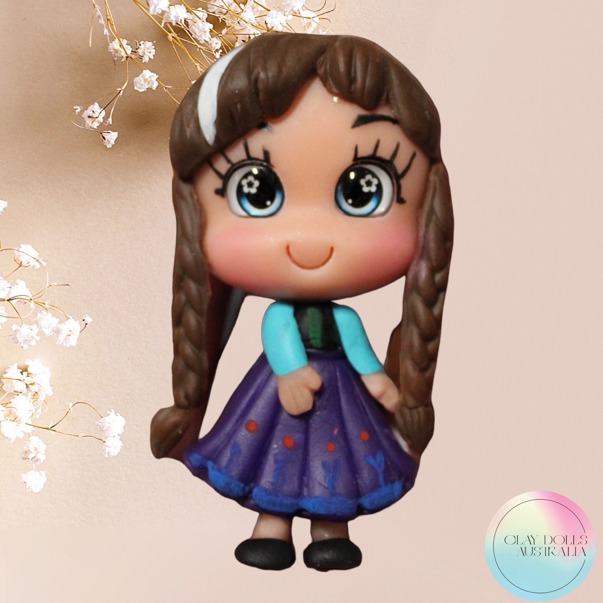 Princess Clay Doll - Etsy