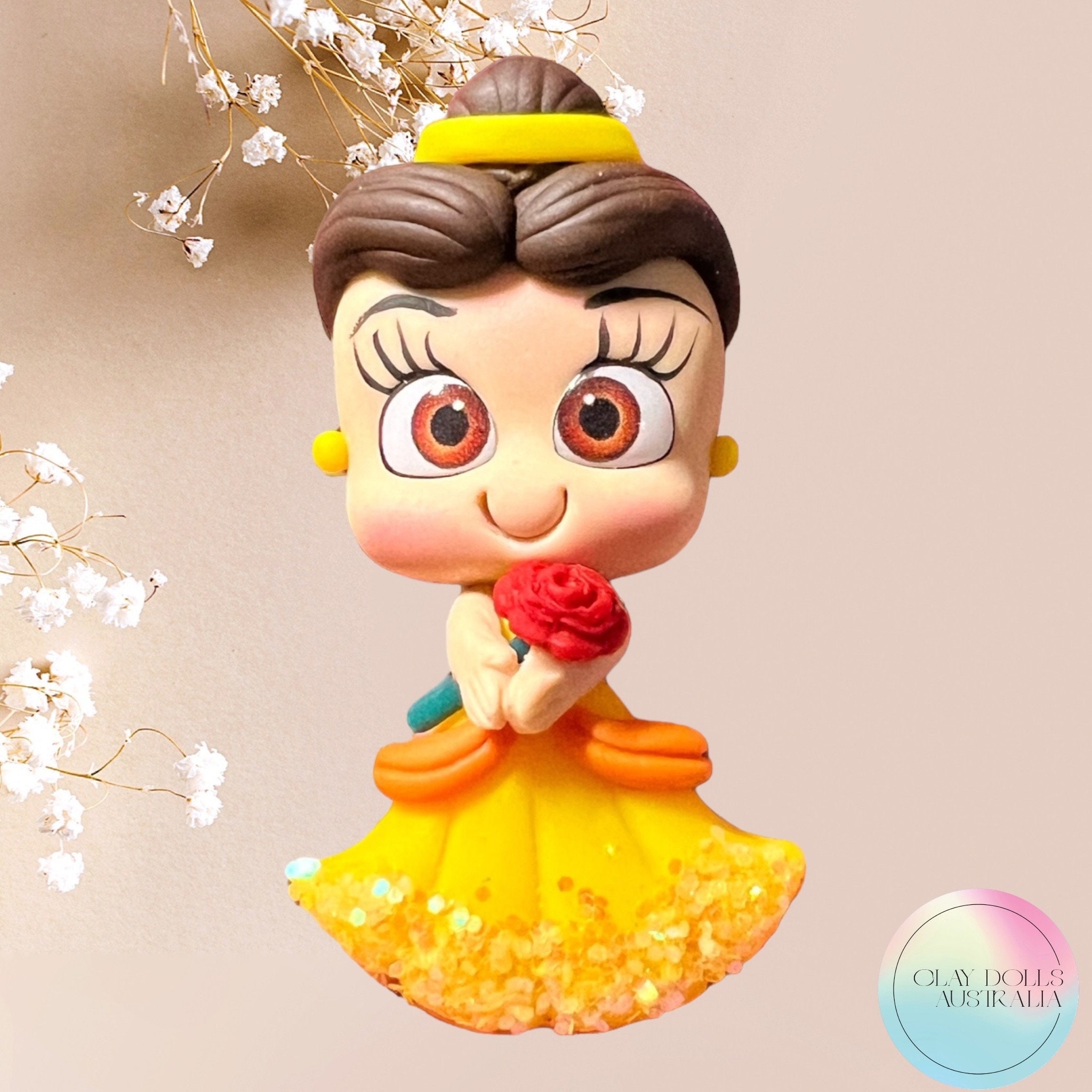 Princess Clay Doll - Etsy