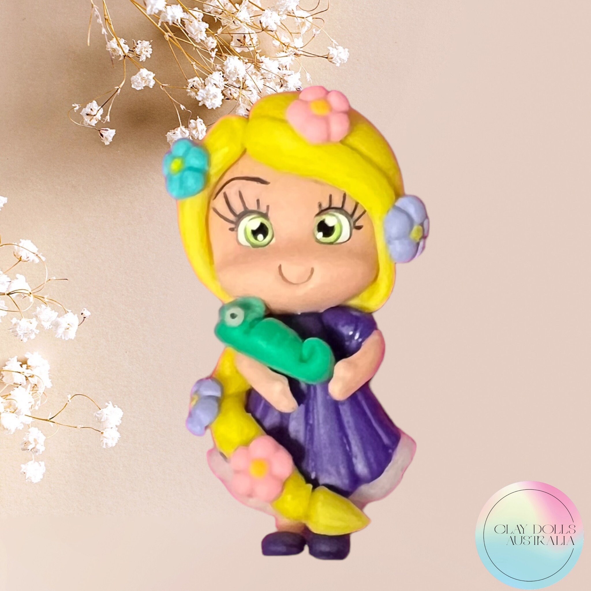 Princess Clay Doll - Etsy
