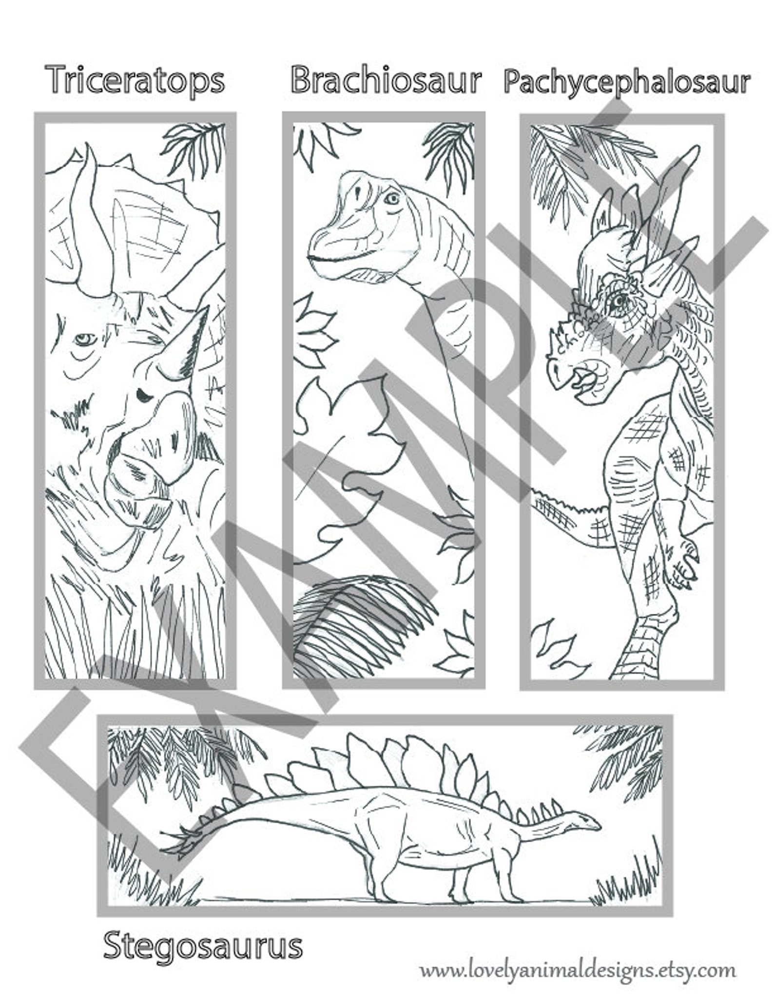 Printable Dinosaur Bookmarks Coloring Bookmarks Dinosaur Coloring ...