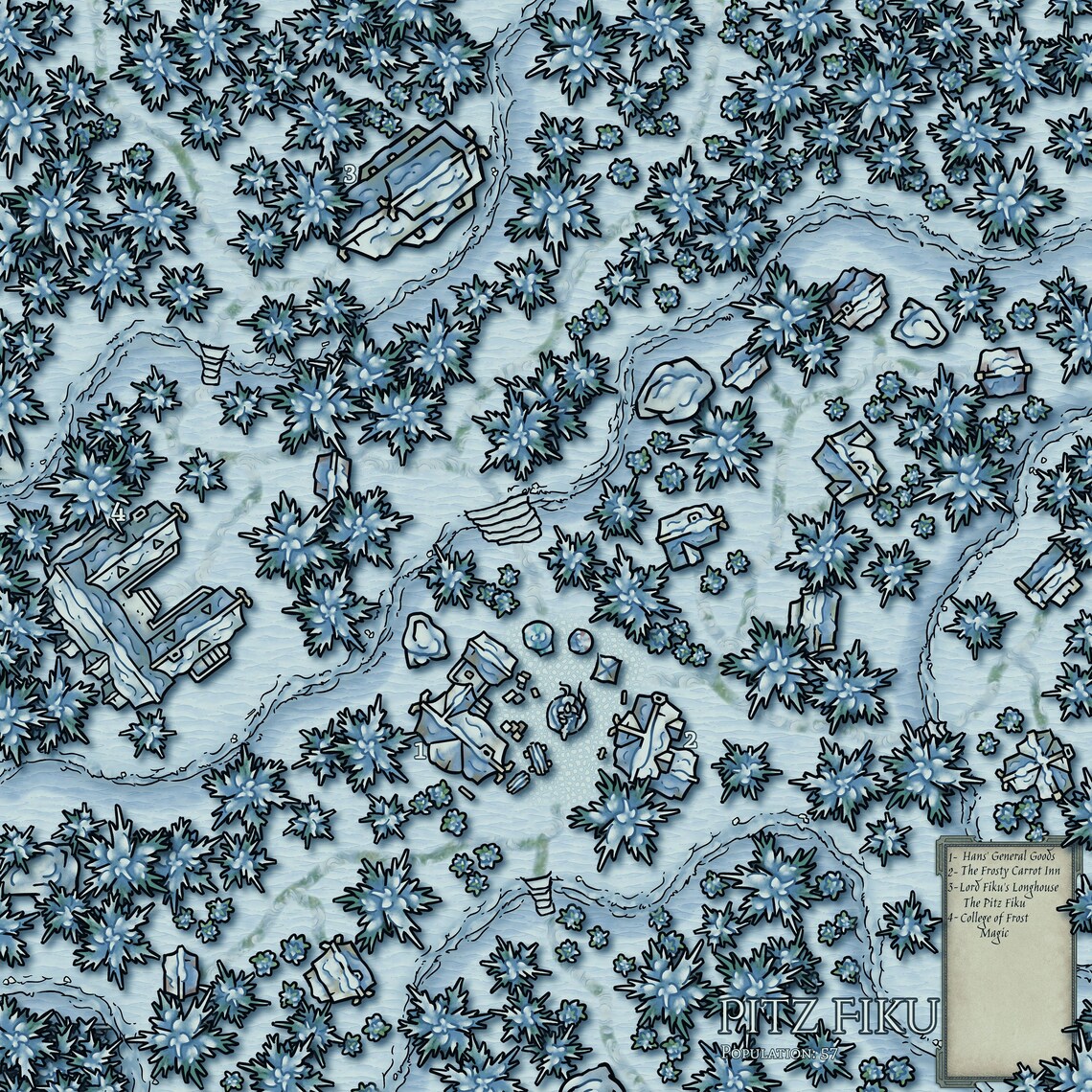 Custom 4k Fantasy City/town/village Map - Etsy