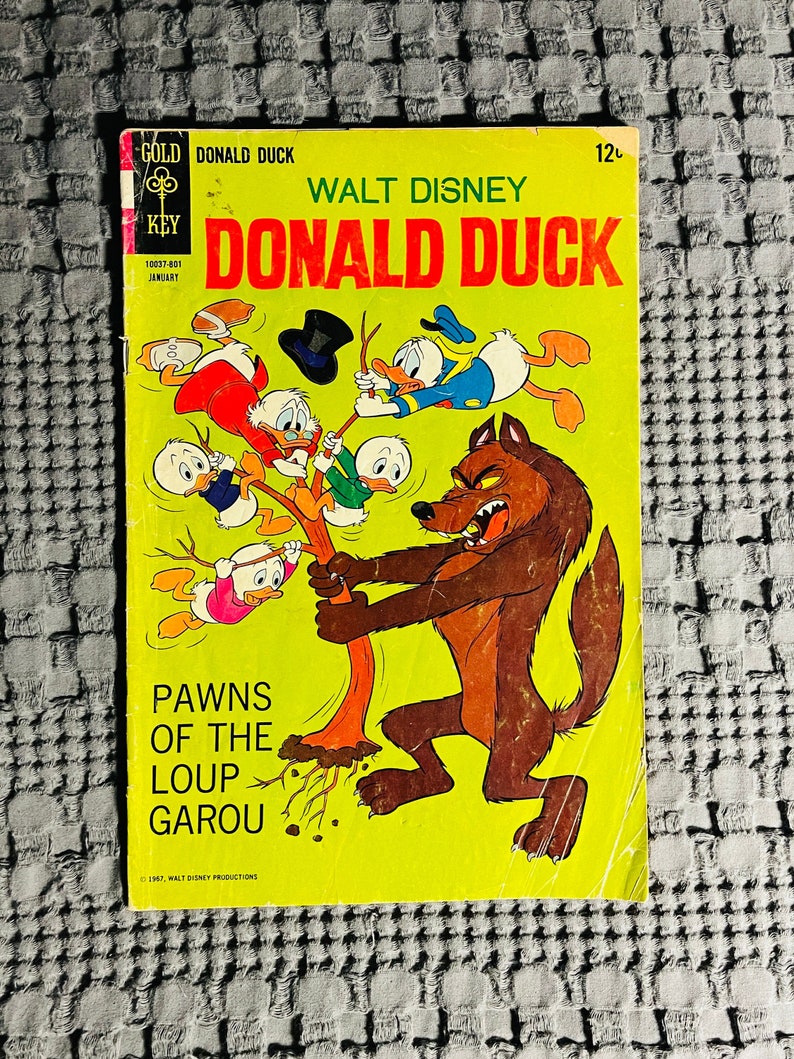 Donald Duck Comic Book, 1968 No. 117 LOC: Ec3084 - Etsy