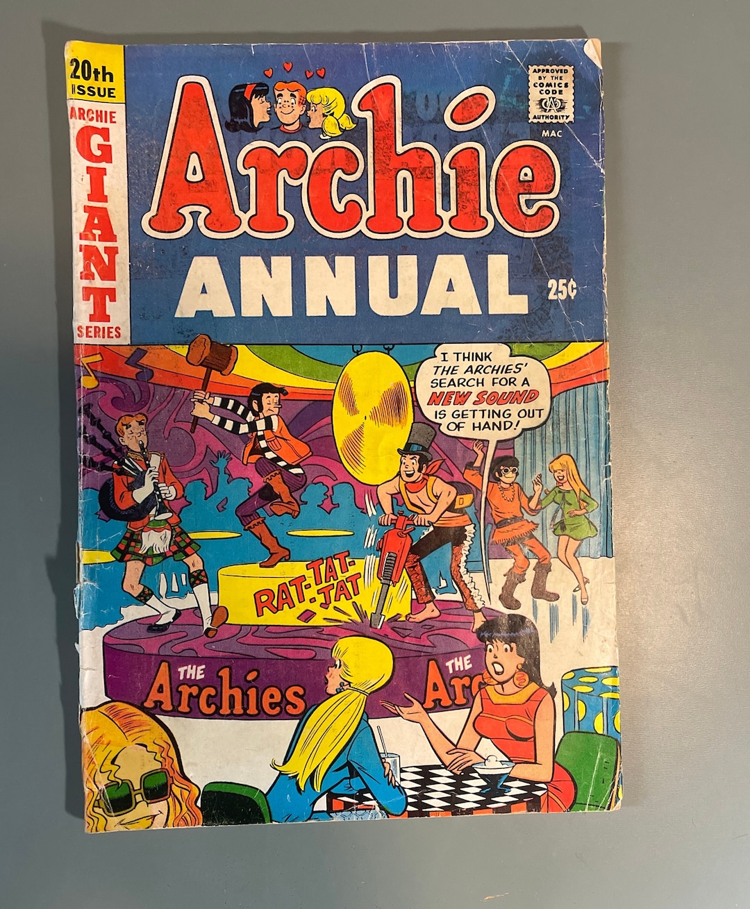 Archie Annual Comic Book 1968-69 No 20 - Etsy