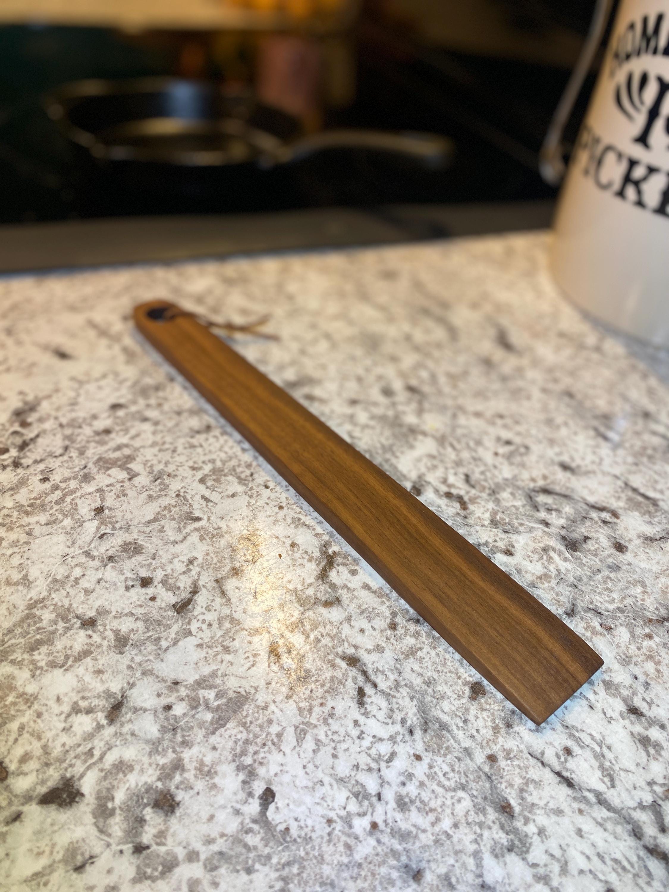 Walnut Wrangler Spatula | Handmade Hardwood Cast Iron Spatula | Non ...