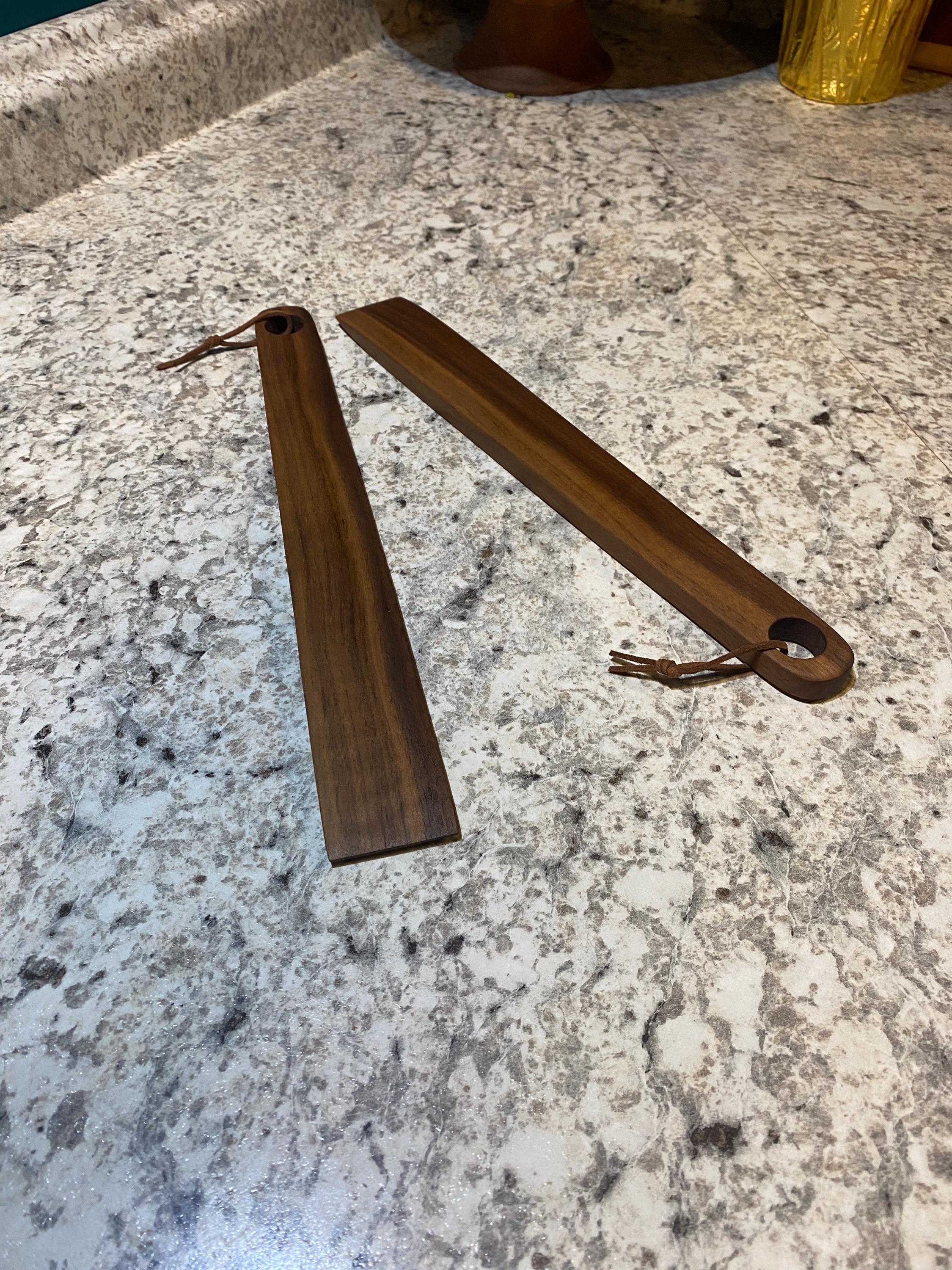 Walnut Wrangler Spatula | Handmade Hardwood Cast Iron Spatula | Non ...