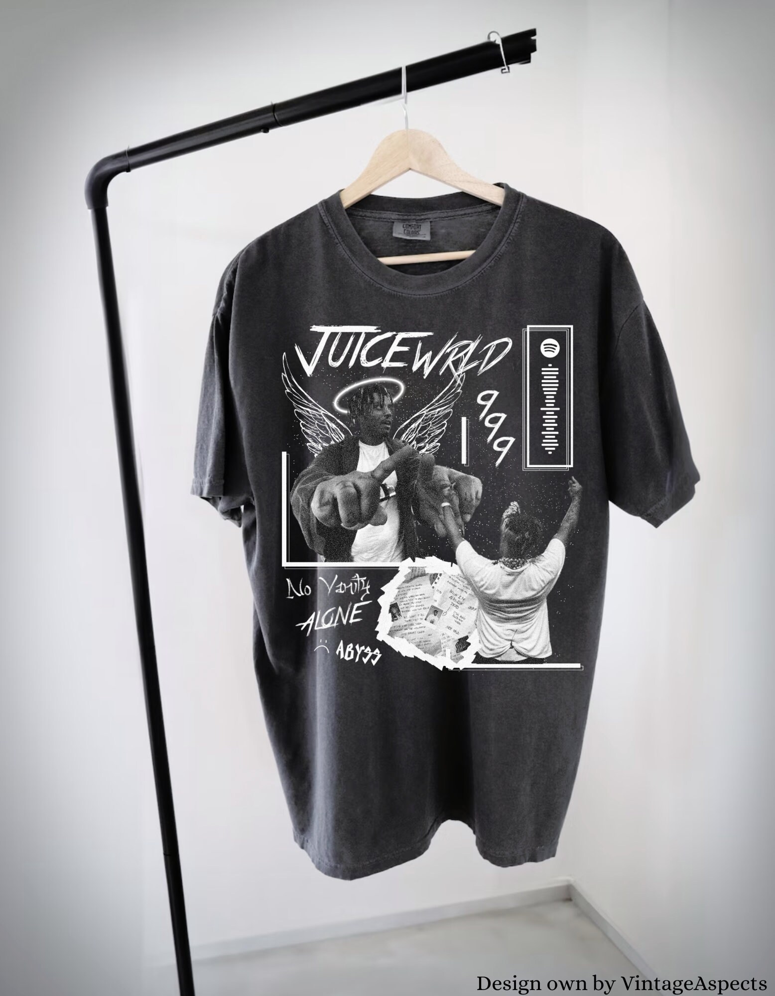 Camisa vintage de Juice Wrld BACK camisa de rapero de Juice - Etsy España