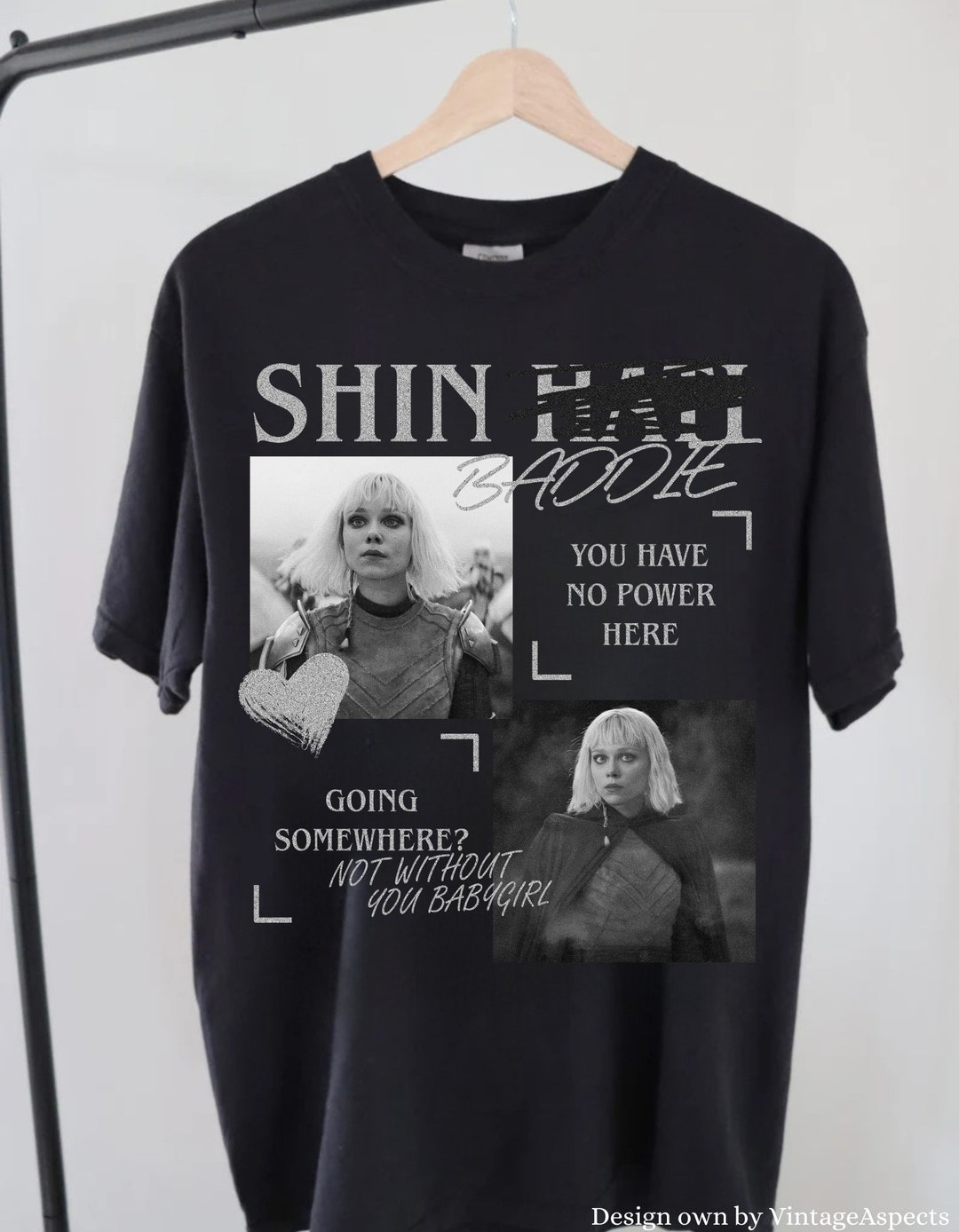 Shin Baddie Star Wars Shirt FRONT Shin Hati Shirt Ahsoka - Etsy