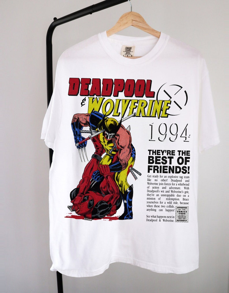 Deadpool and Wolverine Shirt, Deadpool 3 Shirt, Wolverine Shirt, Marvel ...
