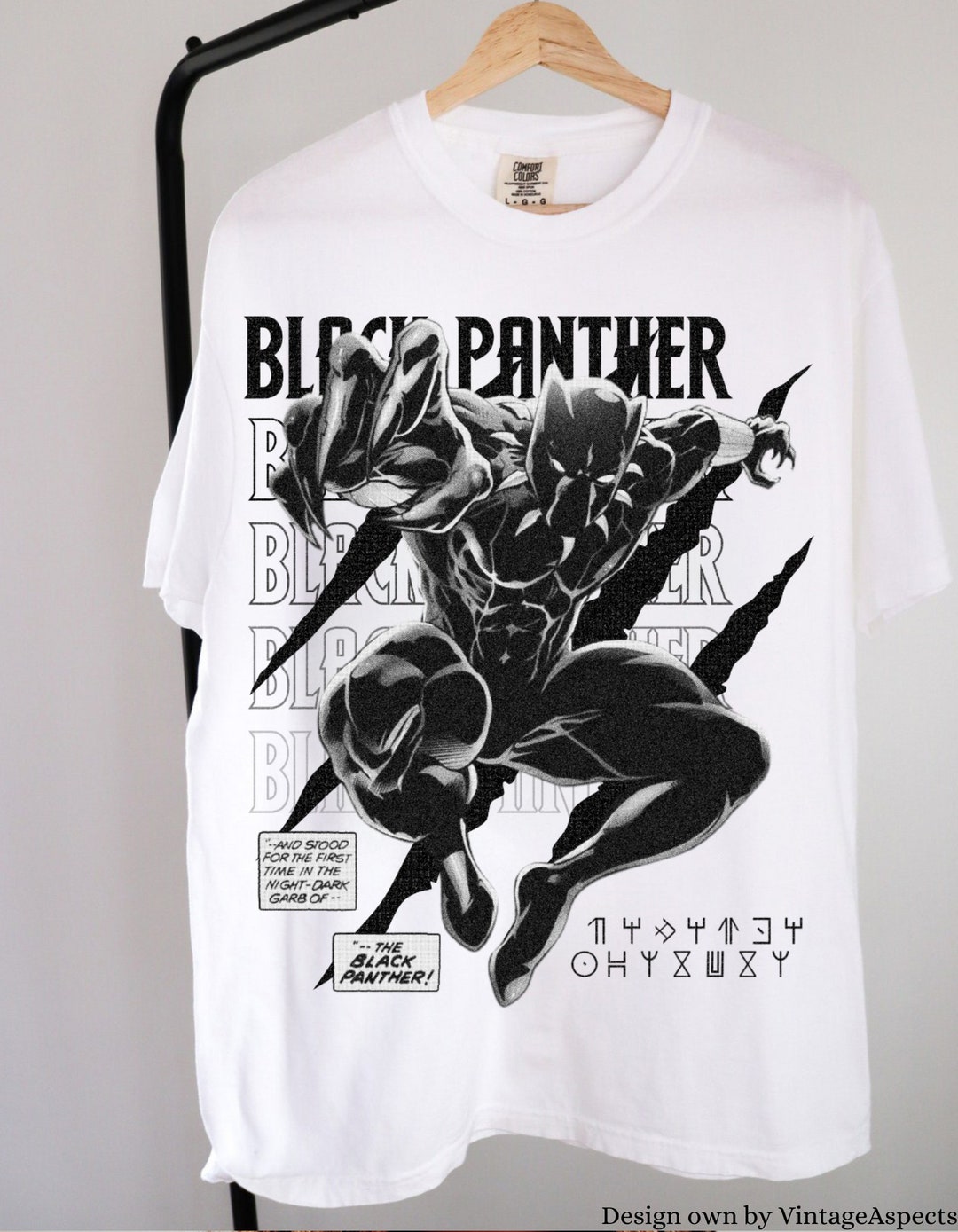 Camisa Pantera Negra Marvel, BACK, camiseta pantera negra, camisa wakanda, camisa de cómic ...