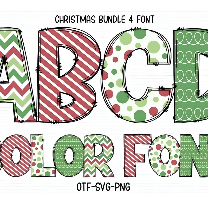 Christmas Doodle - Etsy