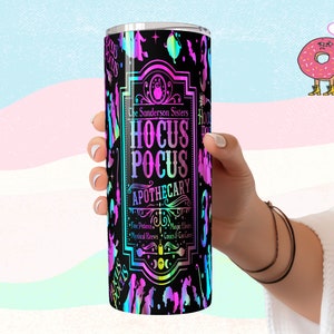 Hocus Pocus Tumbler Png 20oz Skinny Tumbler Wrap, Witch, Spooky Tumbler ...