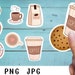 Coffee Stickers for Java Lovers | PNG | JPG | Digital Download ...