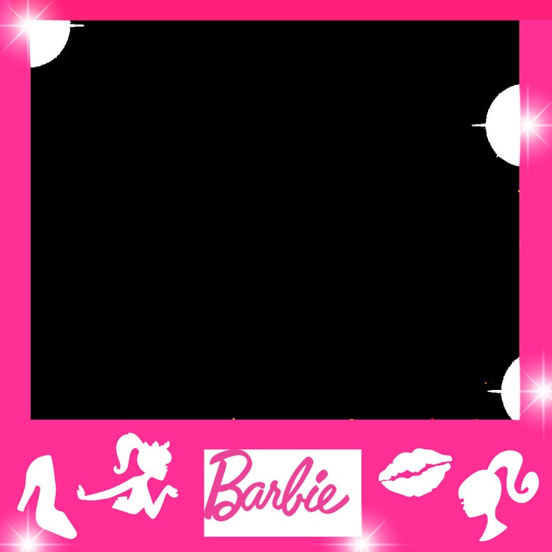 BARBIE 360 Photo Booth Overlay for BARBIE Party - Etsy