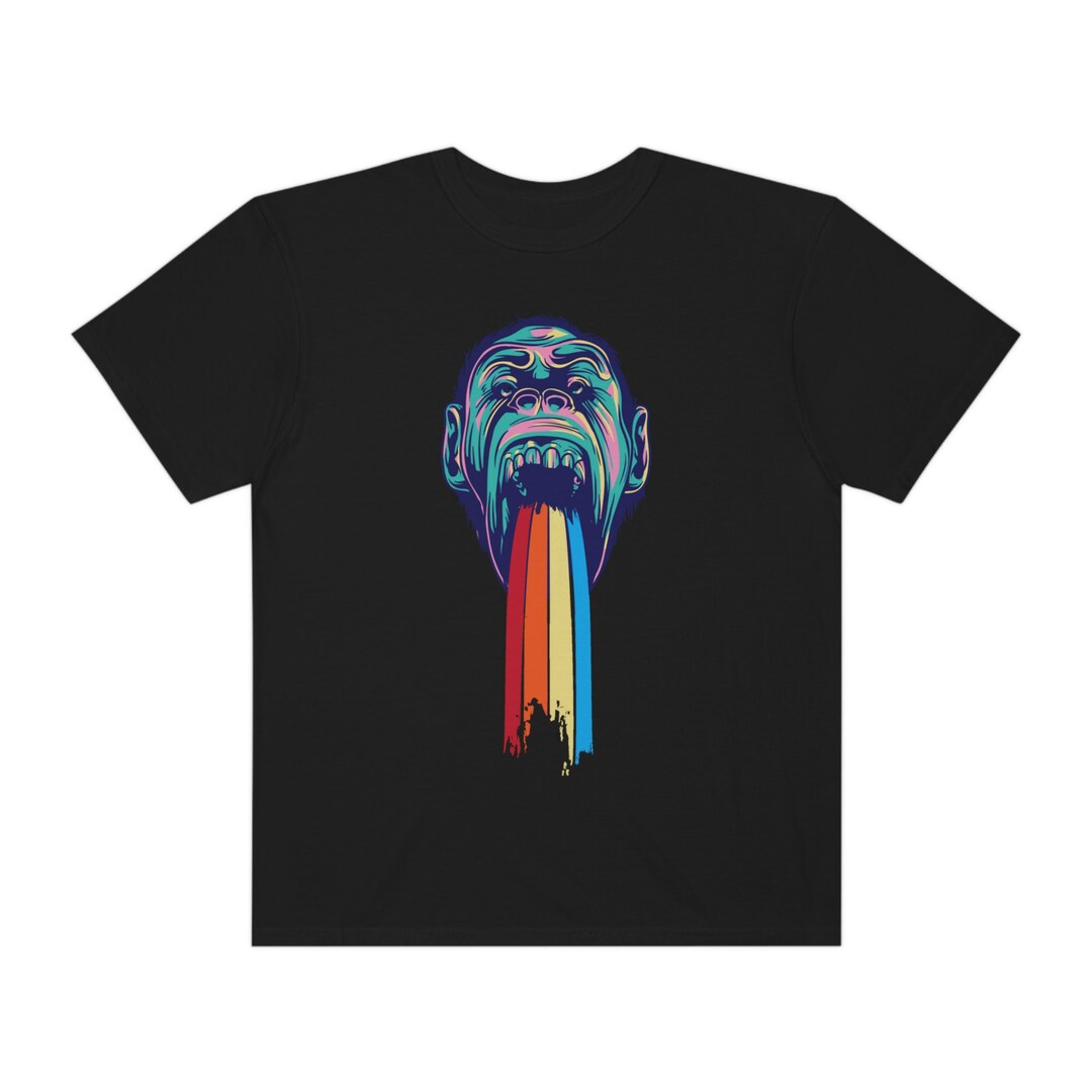 Rager Monkey T-shirt - Etsy