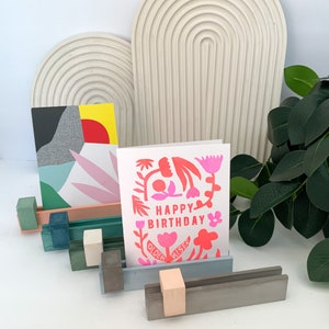 Modern Terrazzo Concrete Display Stand: Versatile Holder for Photos ...