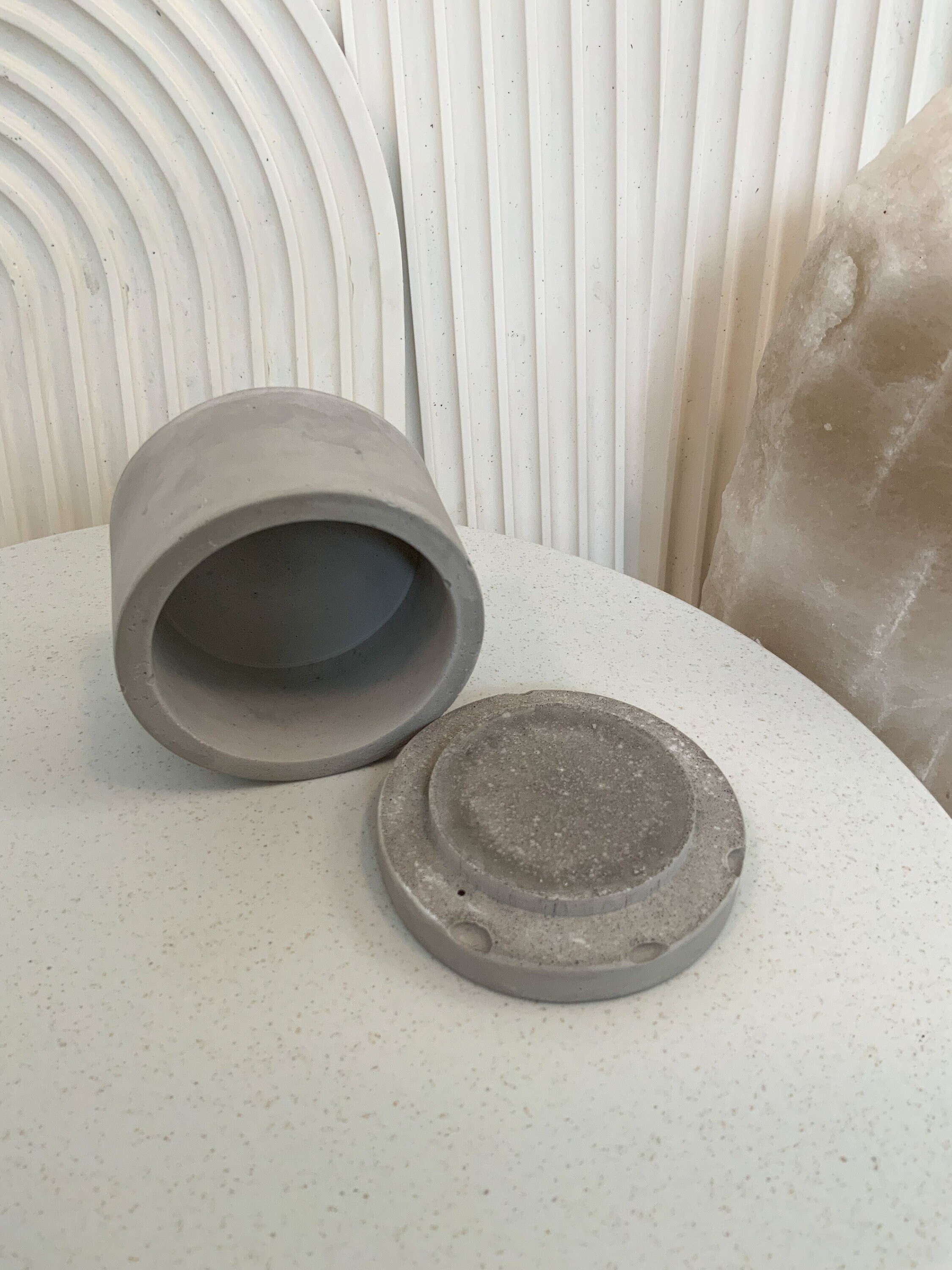 Storage Container Gypsum Cement Pinch Pot Jewelry Storage - Etsy